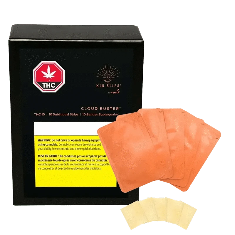 Kin Slips Cloud Buster Peppermint 10-Count THC Strips: Lowest Price ...