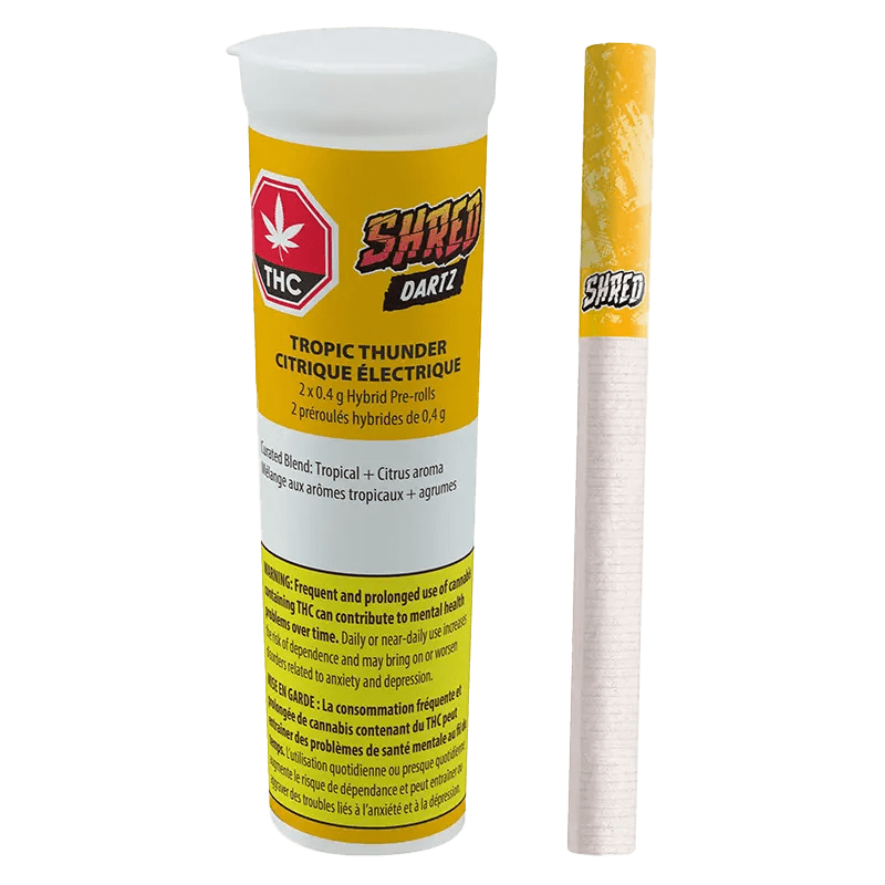 Shred Tropic Thunder Dartz PR Hemp Pre-Rolls | Canna Cabana: Lowest ...