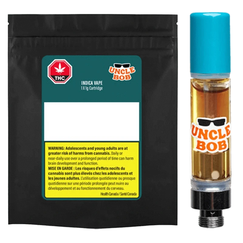Uncle Bob Blueberry Kush Vape Cartridge - Indica 1G: Lowest Price ...