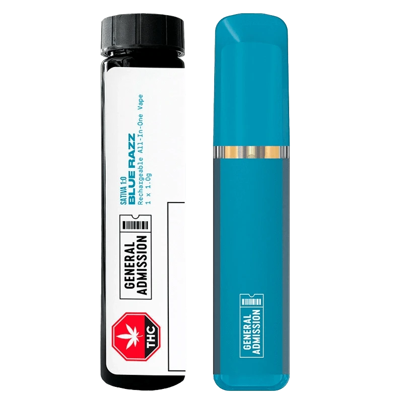 General Admission Blue Razz THC Disposable Vape Pen: Lowest Price ...