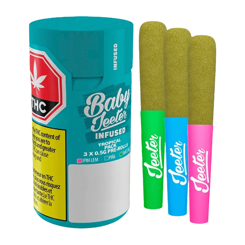 Jeeter Baby Jeeter Tropical Pack Infused PR 3x0.5g Hybrid: Lowest Price ...