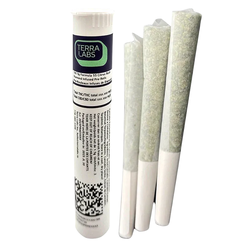 Formula 55 Citrus Rush Diamond Infused PR 3 x 0.5 g: Lowest Price ...