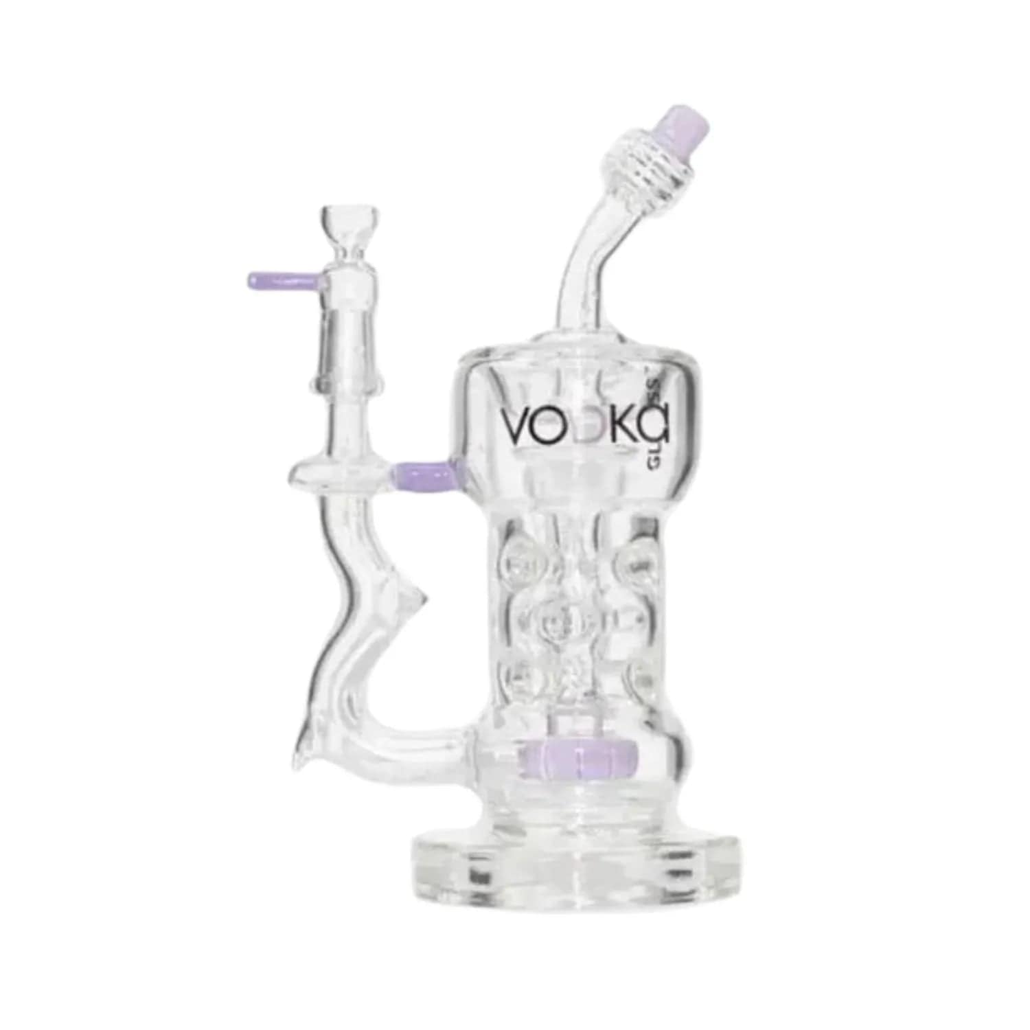 Vodka Icy Thunder Water Pipe - Purple - 8.5in.: Lowest Price | Canna Cabana