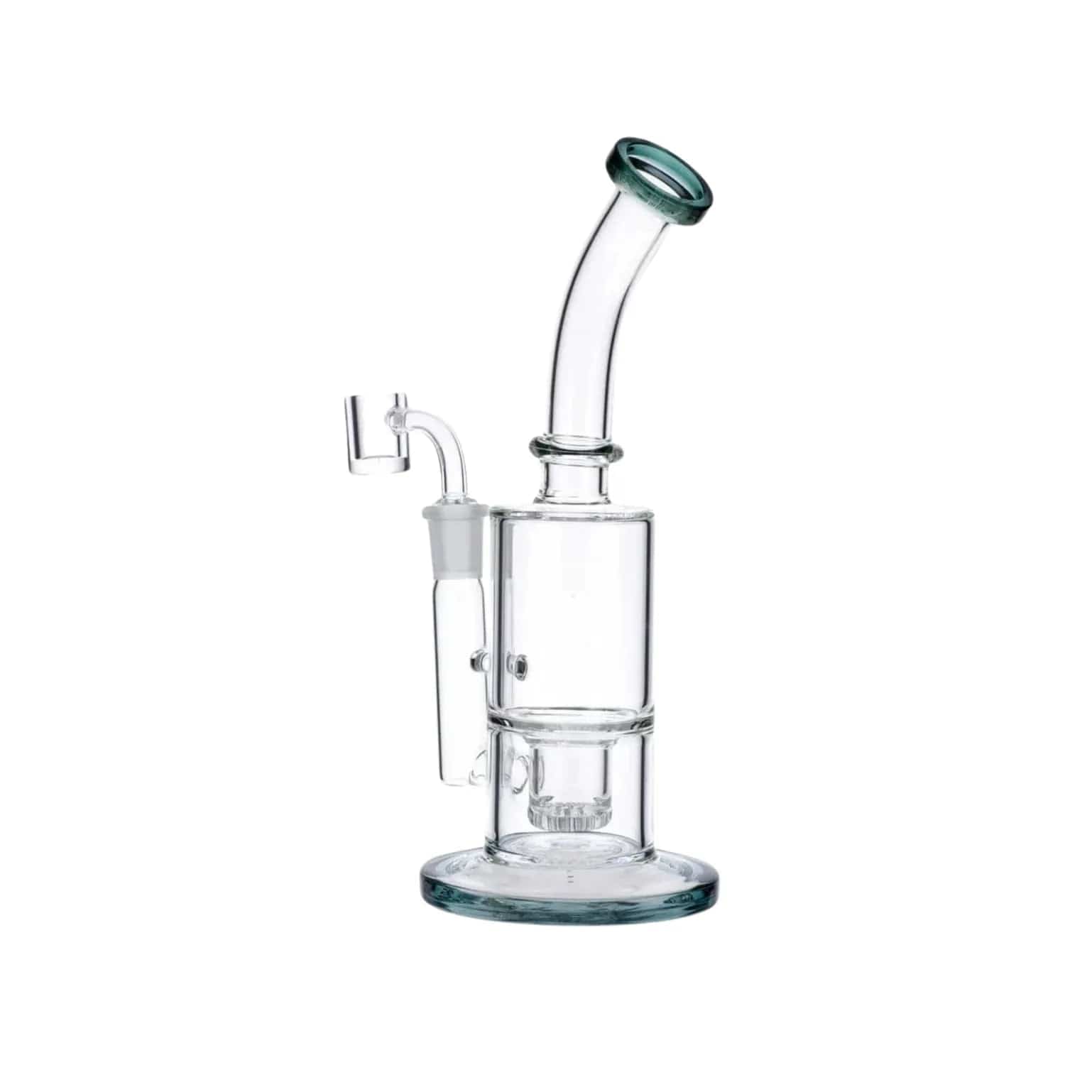 Valiant Bubbler Rig - Teal - 8in.: Lowest Price | Canna Cabana