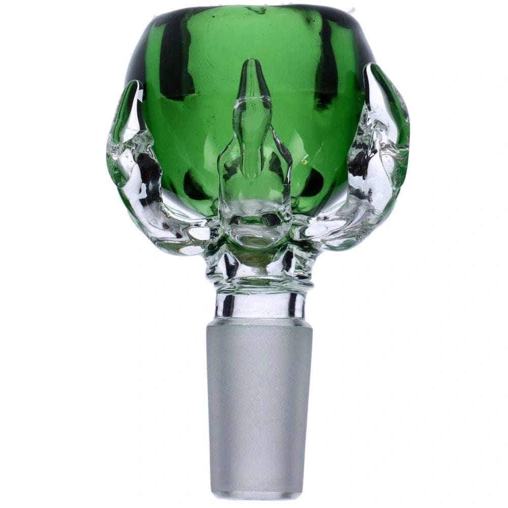 Valiant Glass Claw Bowl - Green - Male 14mm: Lowest Price | Canna Cabana