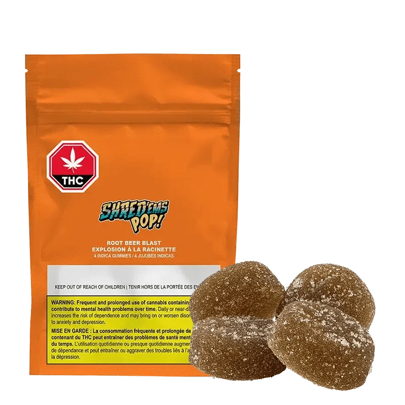 Shred'ems Vegan Root Beer Blast THC Gummies 4-Pack: Lowest Price ...