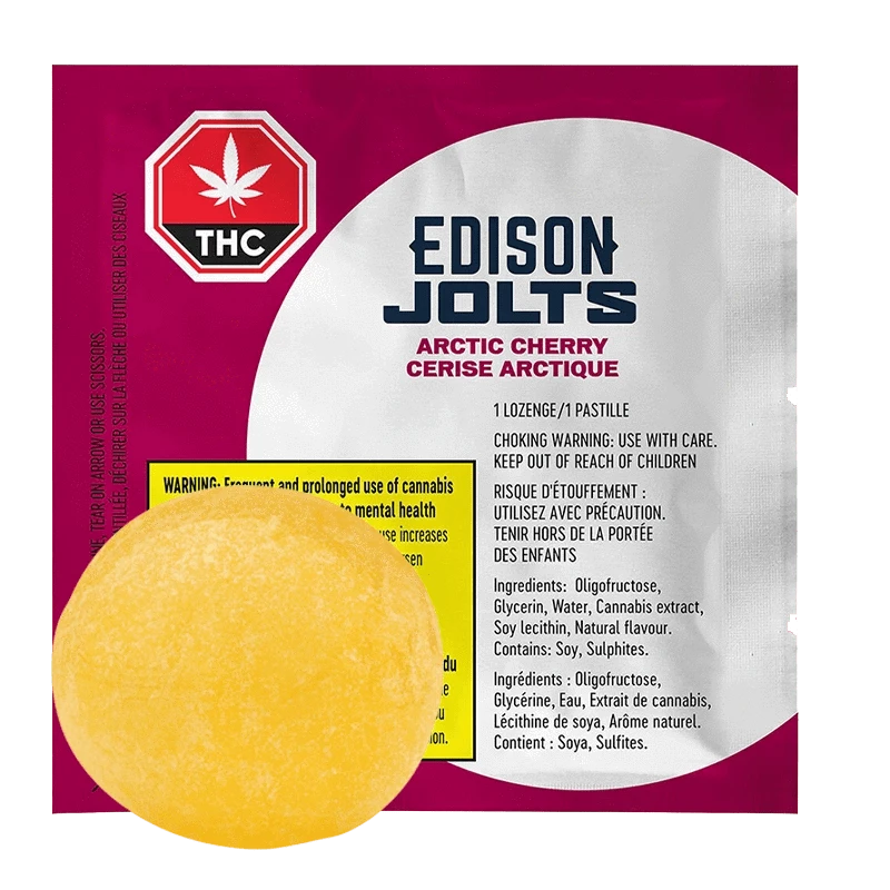 Jolts Arctic Cherry Lozenge Hard Candy: Lowest Price | Canna Cabana