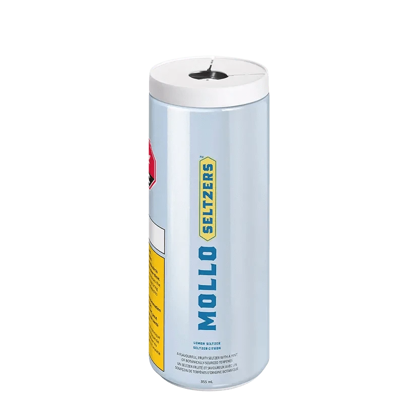 Mollo Lemon Seltzer, 5mg THC Cannabis Infused Beverages: Lowest Price ...