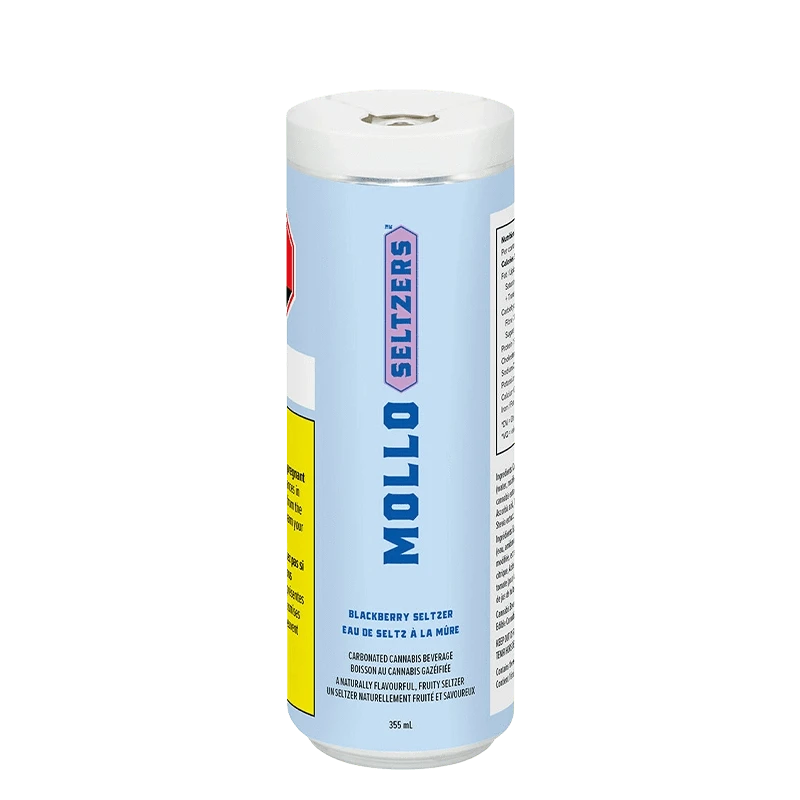 Mollo Blackberry Cannabis Seltzer 355ml | Canna Cabana: Lowest Price ...