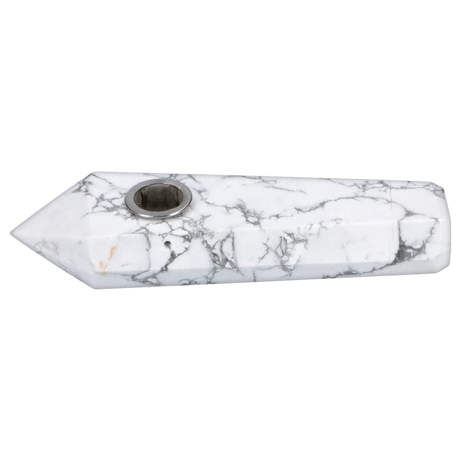 Valiant VLT Valiant Crystal Pipe White Marble: Lowest Price | Canna Cabana
