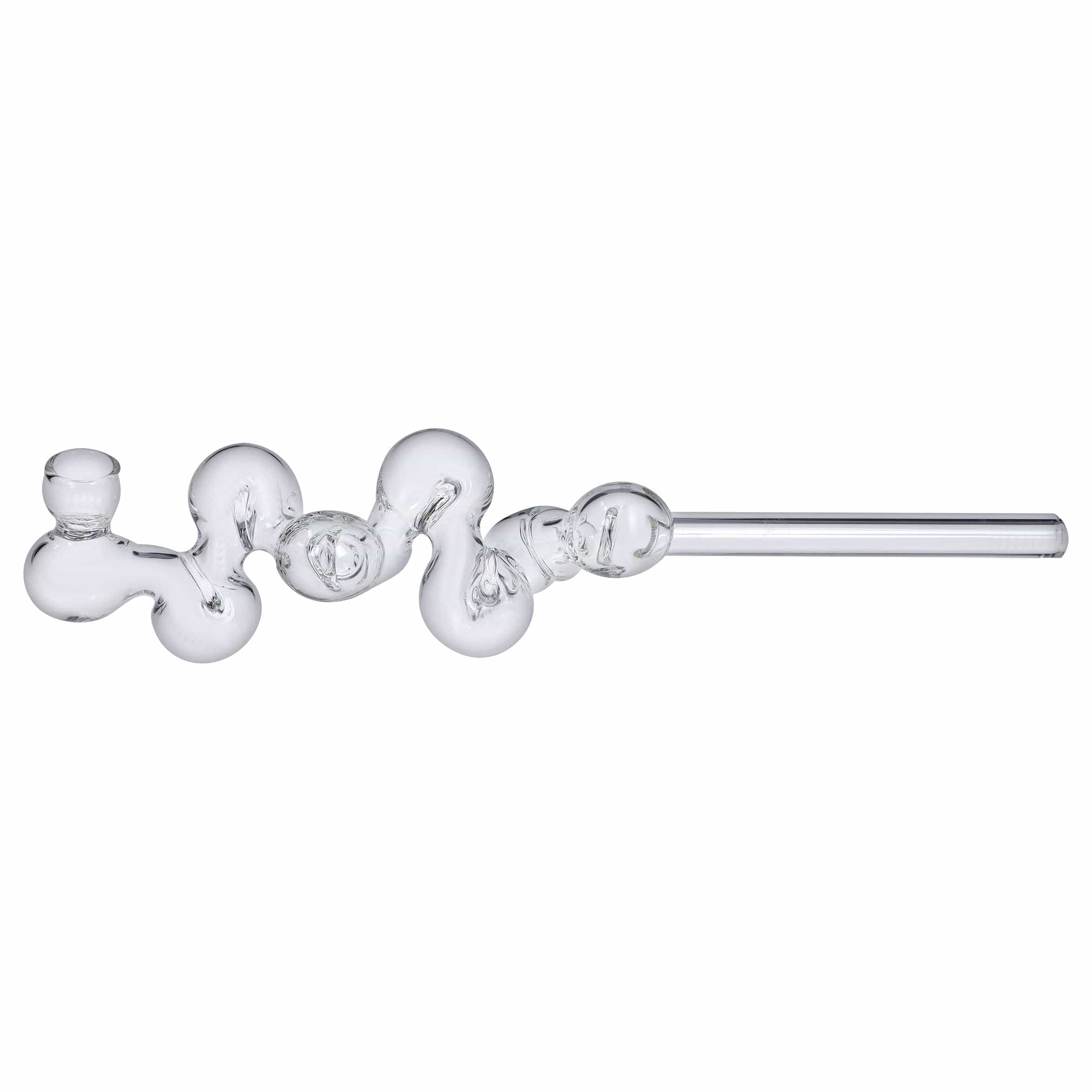 Valiant Glass Molecule Pipe - 8in Clear | Canna Cabana: Lowest Price ...