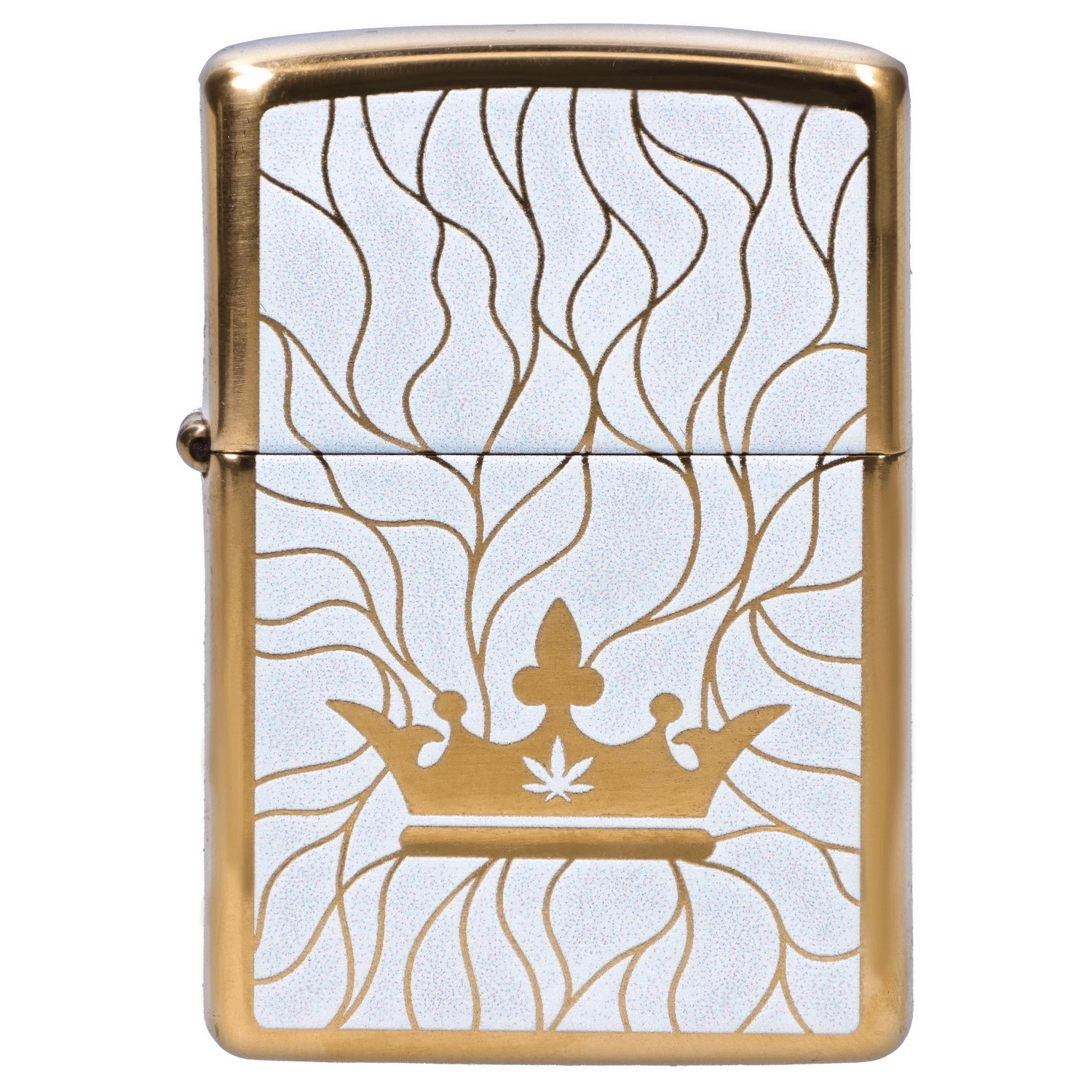 Queen of Bud Zippo Clear Quartz Mosaic: Lowest Price | Canna Cabana